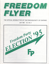 Freedom Flyer – Page 2 – Freedom Party of Ontario Archive